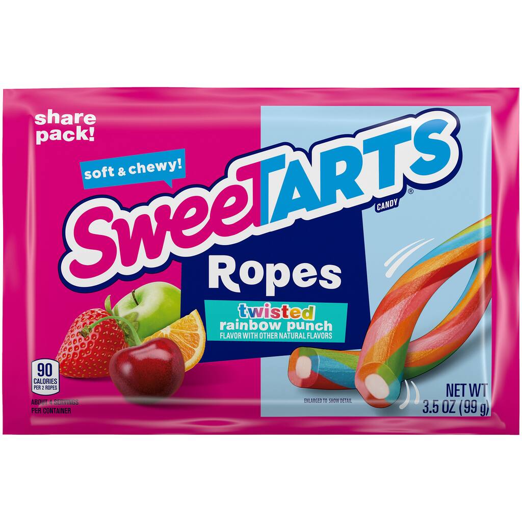 SweeTARTS Twisted Rainbow Punch Ropes Candy Michaels sweetarts-twisted-rainbow-punch-ropes-candy-michaels
